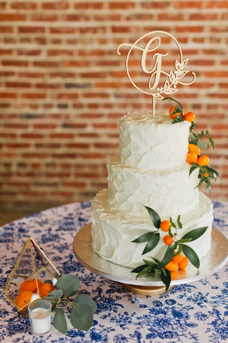 Erinn & Brendan's Dusty Blue & Orange Citrus-Inspired Wedding - Chicago ...